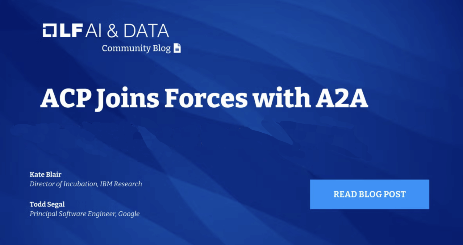 ACP Joins Forces with A2A – LFAI & Data